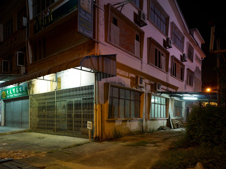 Vincent Dixon - Borneo 7: urban city architecture in dark night with ...