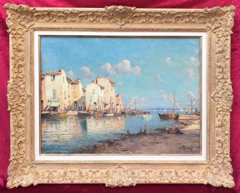 Vincent Manago - Vincent MANAGO (1880-1936) - Les Martigues French Riviera For Sale at 1stDibs