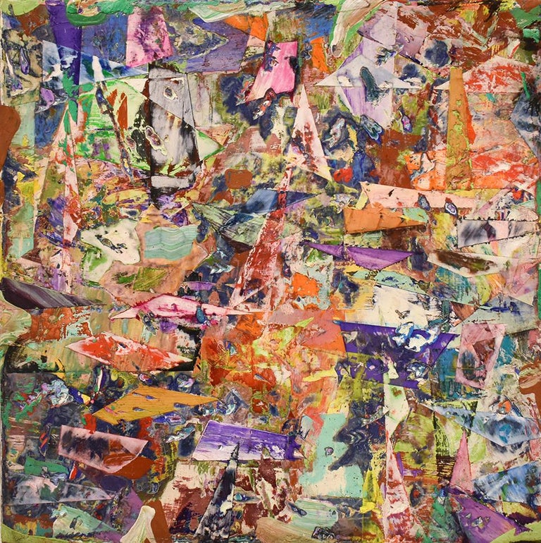 Vincent Pomilio - Big Little 120 (Multi-Colored Layered Abstract ...