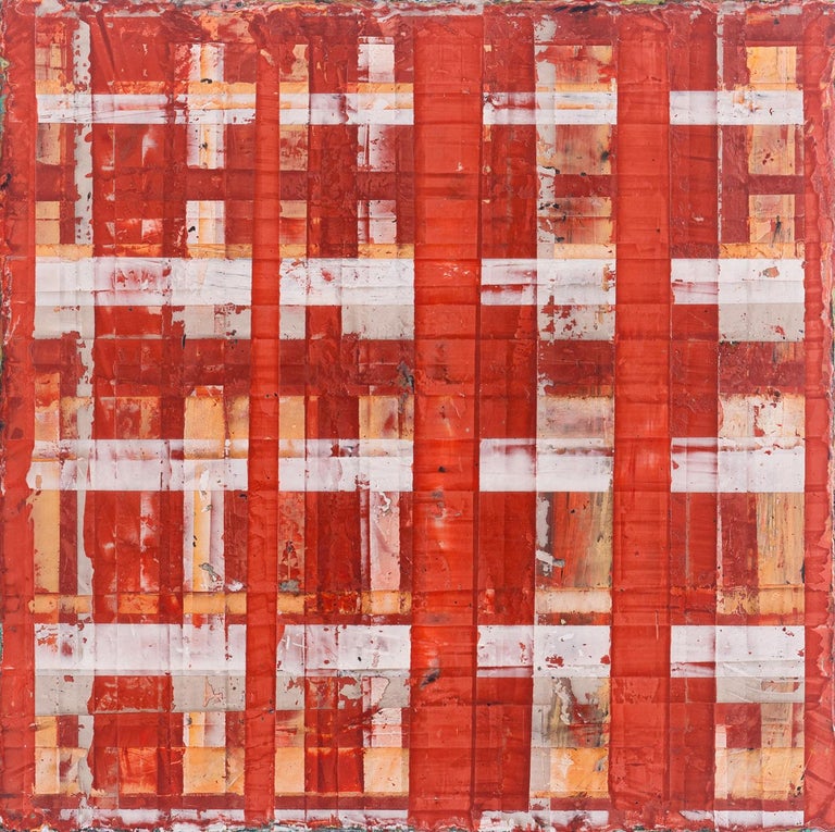 Vincent Pomilio - Big Little #144 (Contemporary Plaid Cross-Hatched ...