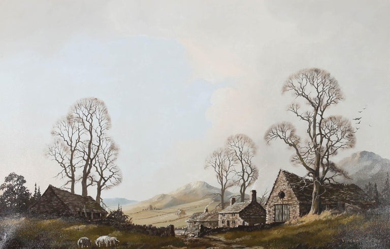 Vincent Selby - Vincent Selby (1919-2004) - 20th Century Oil, Farm in ...