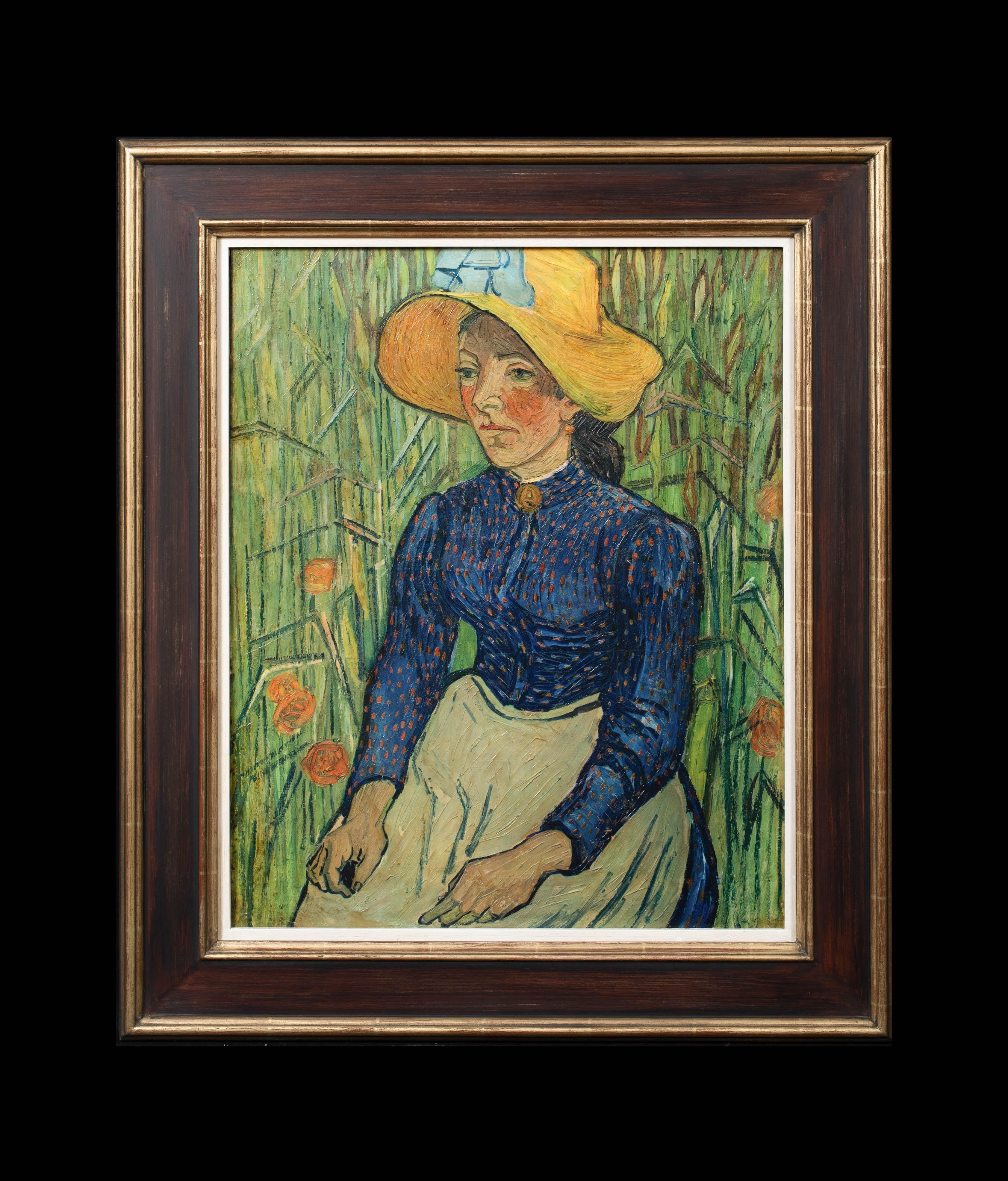 Young Peasant Girl In A Straw Hat For Sale at 1stDibs | masters girl ...