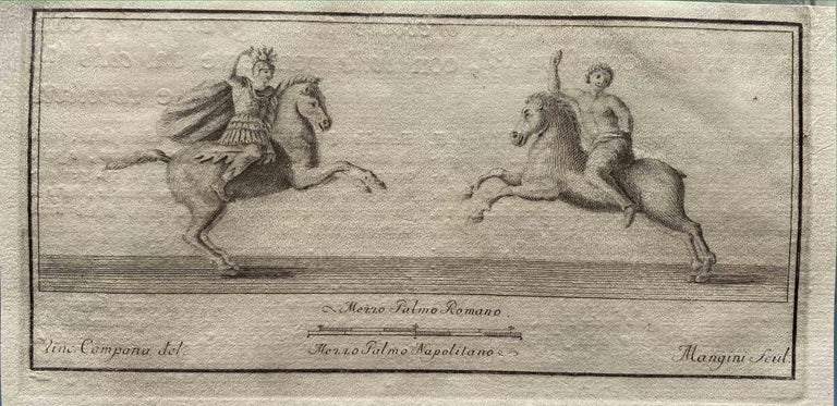 Vincenzo Campana - Ancient Roman Riders - Etching by Vincenzo Campana ...