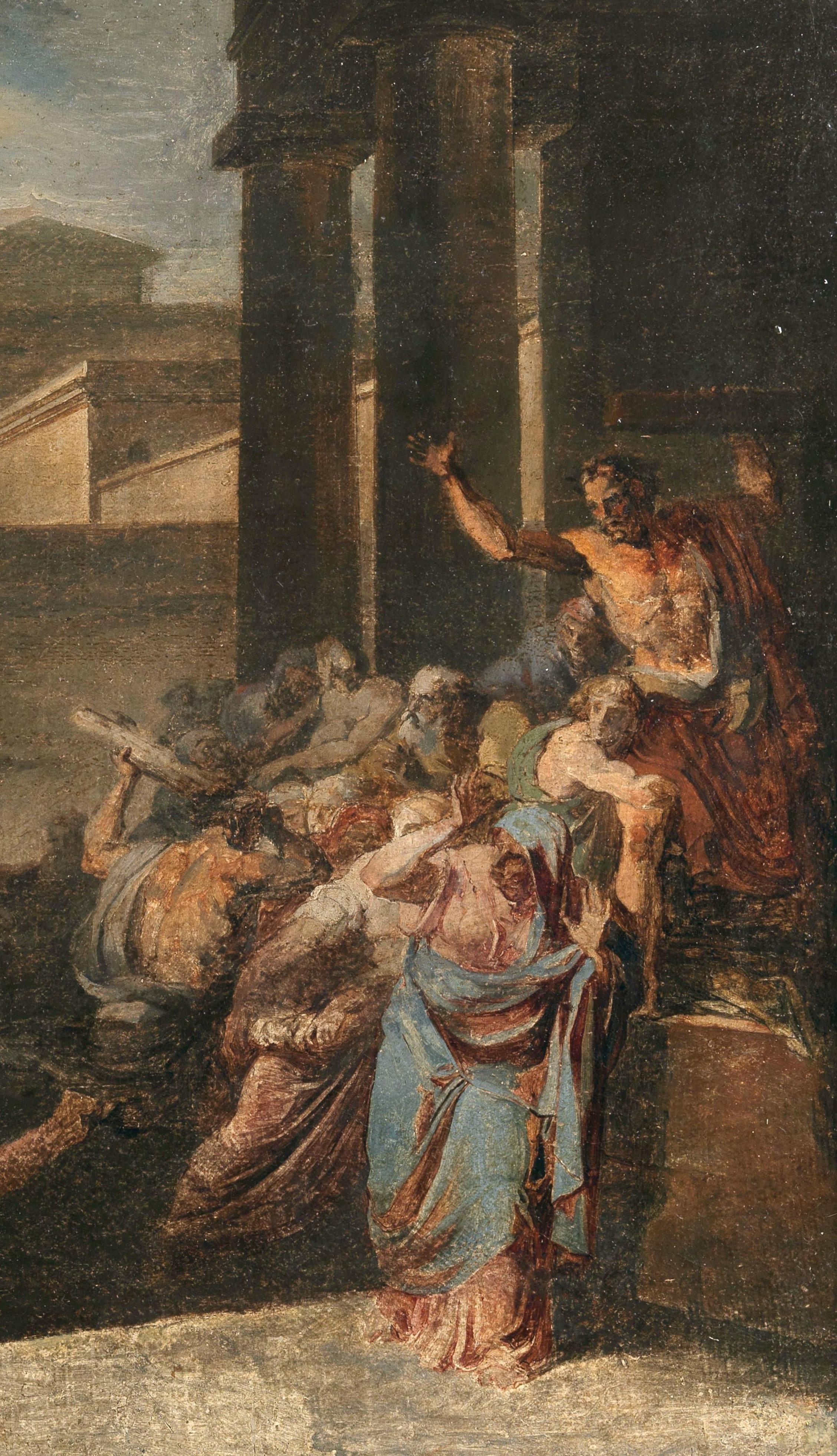 Vincenzo Camuccini - 19th Century Neoclassical Vincenzo Camuccini The Death of Virginia Oil on ...