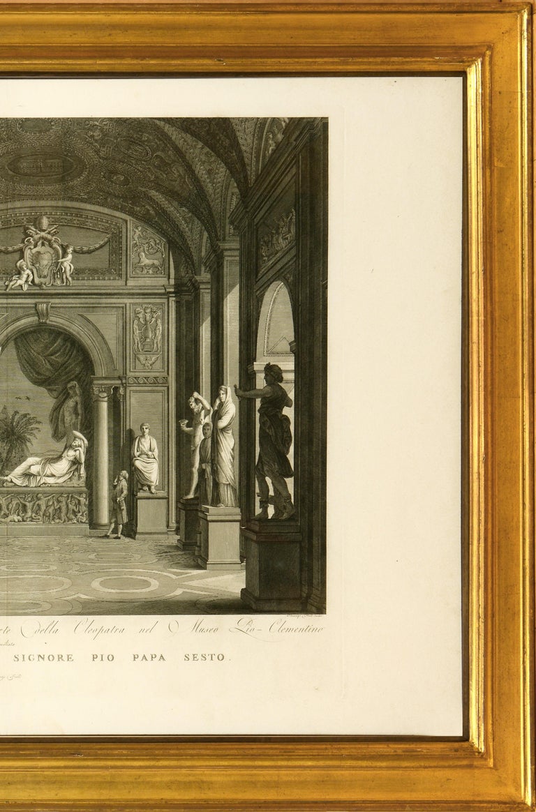 Vincenzo Feoli - FEOLI. Vedute del Museo Pio-Clementino For Sale at 1stDibs