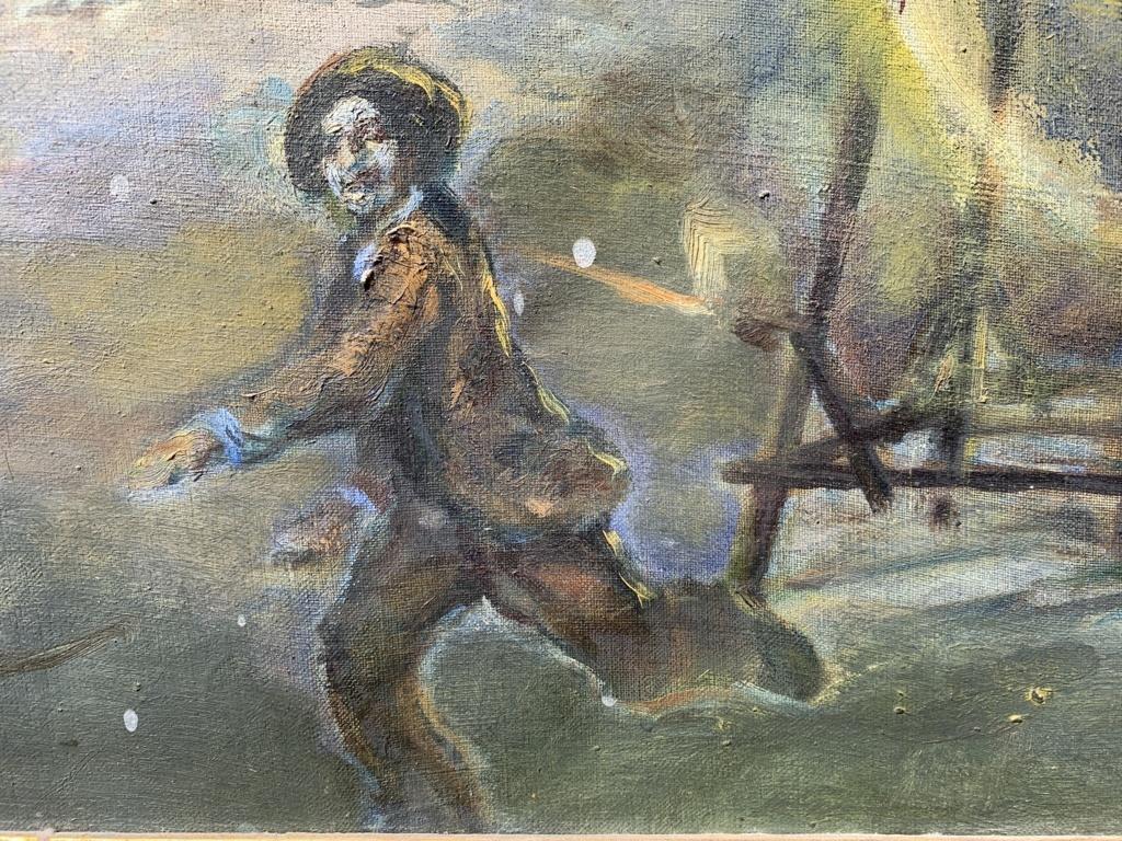 Vincenzo la Bella - Early 20th century Italian figure painting - Naples ...