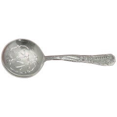 Antique Tiffany Fruits and Flowers Sterling Silver Pea Pod Pea Server ...