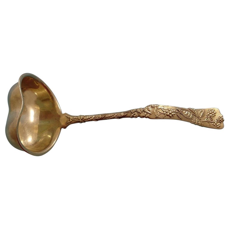 Vine by Tiffany and Co. Sterling Silver Gravy Ladle with Raspberries ...