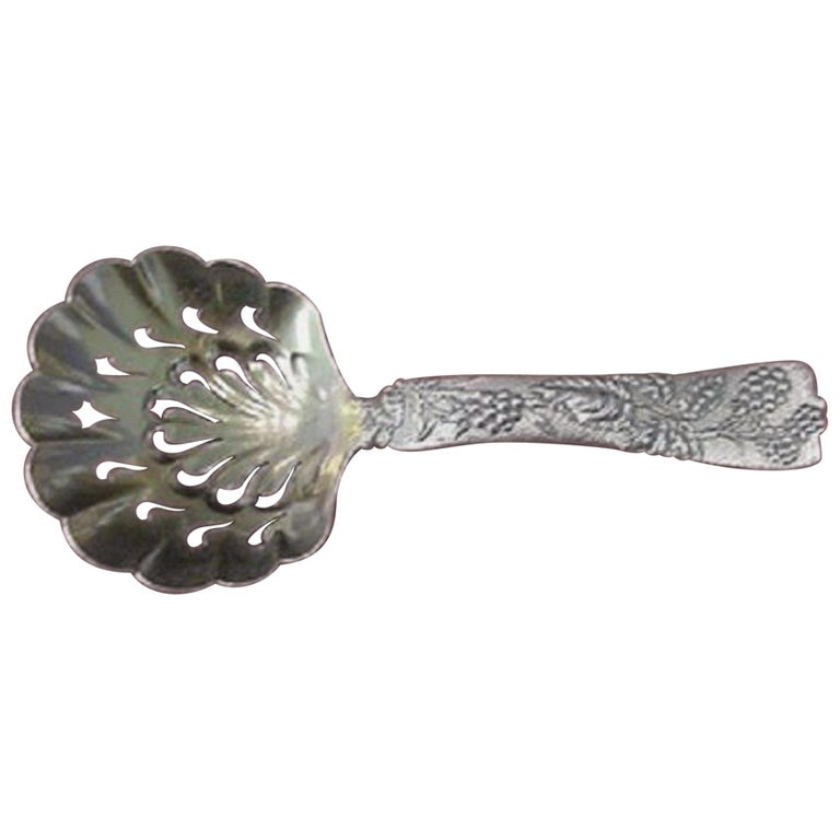 Vine by Tiffany Sterling Silver Bon Bon Spoon Pierced, Round with ...
