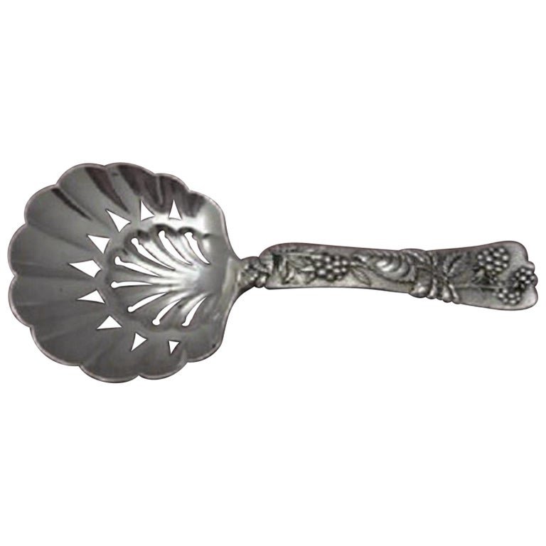 Vine by Tiffany Sterling Silver Bon Bon Spoon with Raspberries Pierced ...