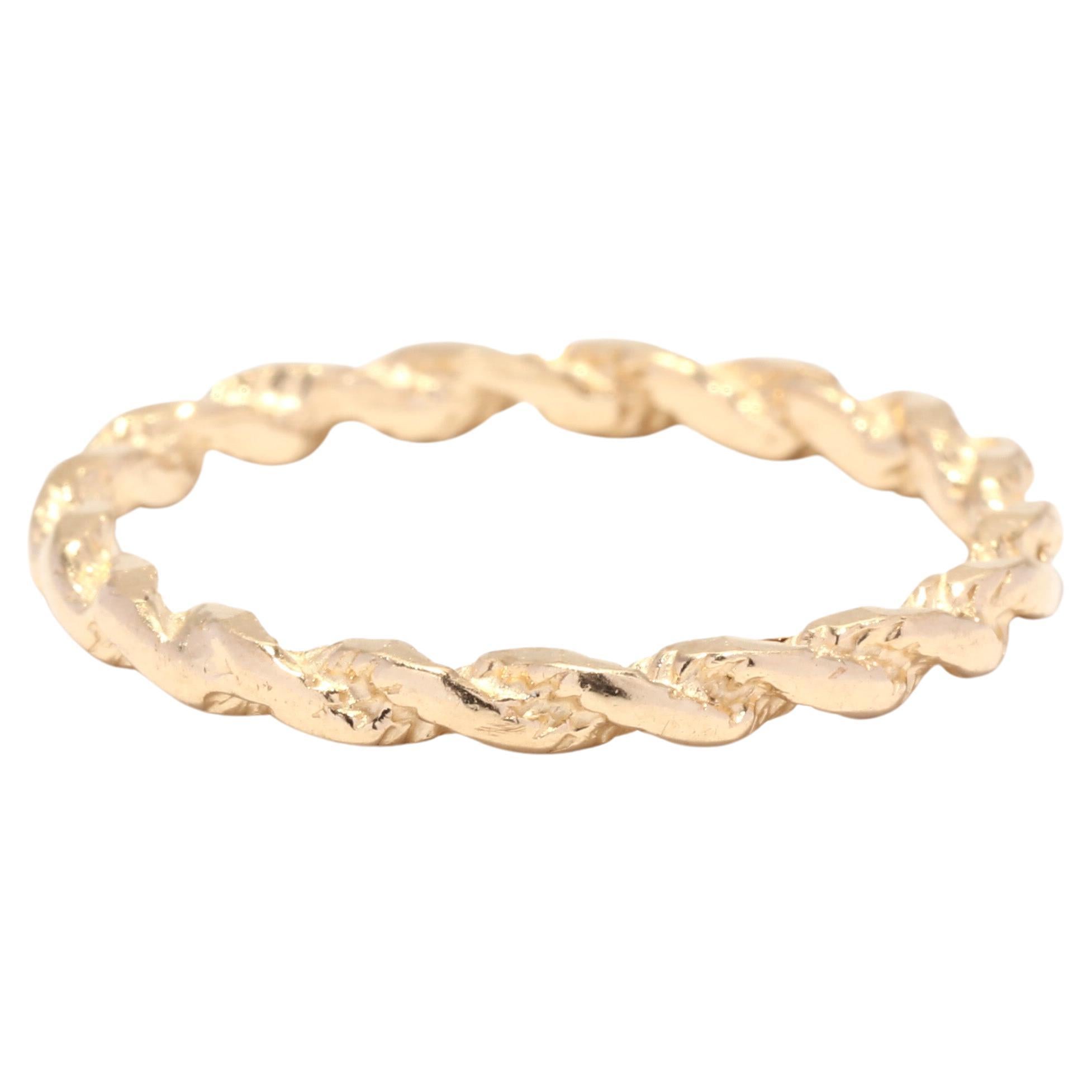 VERDURA Gold and Diamond Twisted Rope Band at 1stDibs