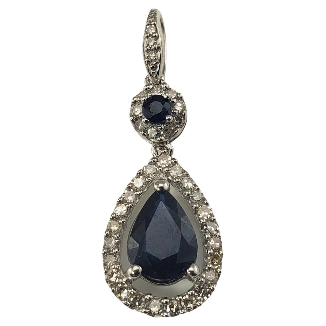 14 Karat Sapphire and Diamond Lavalier, circa 1920 For Sale at 1stDibs