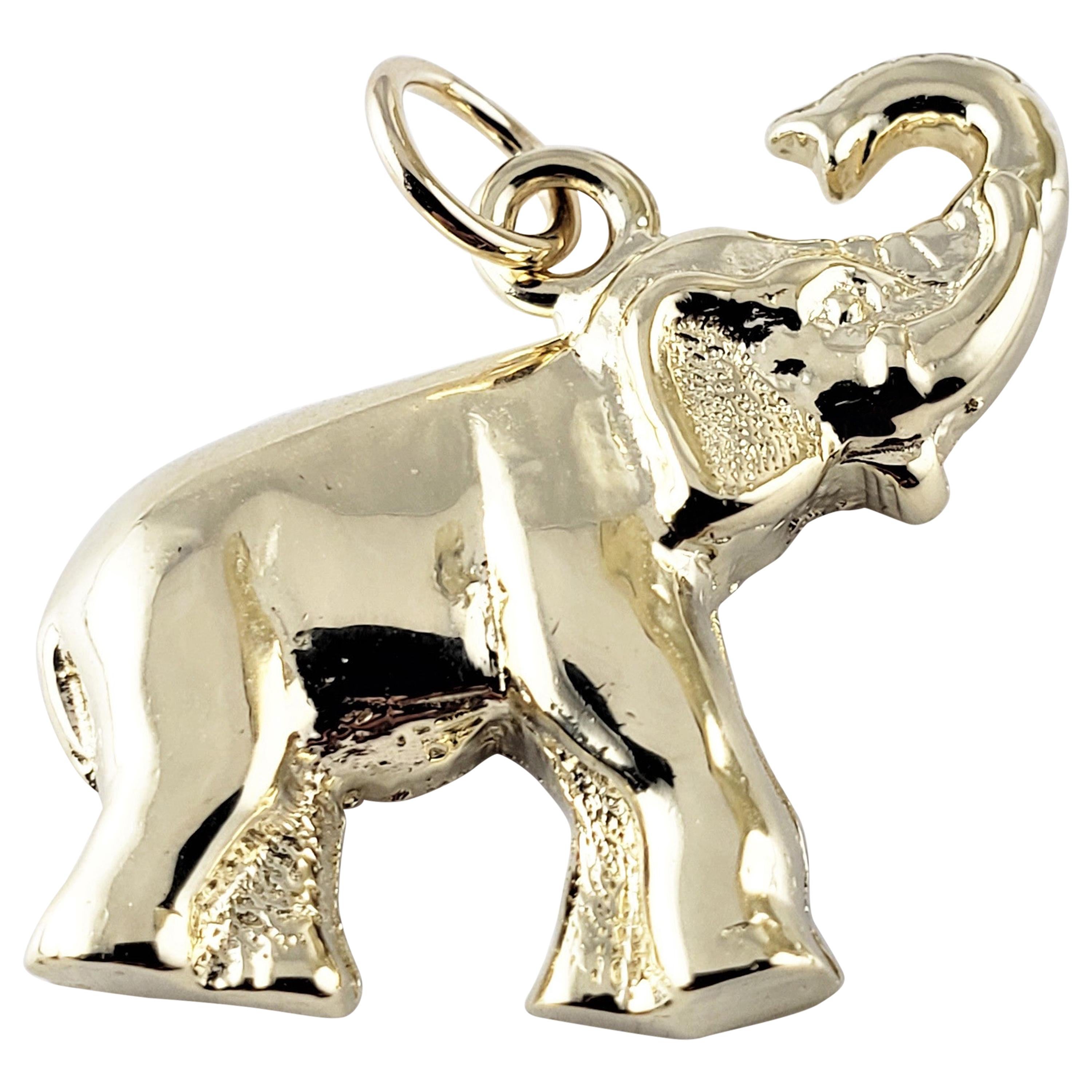 Cartier Large Yellow Gold Elephant Charm at 1stDibs