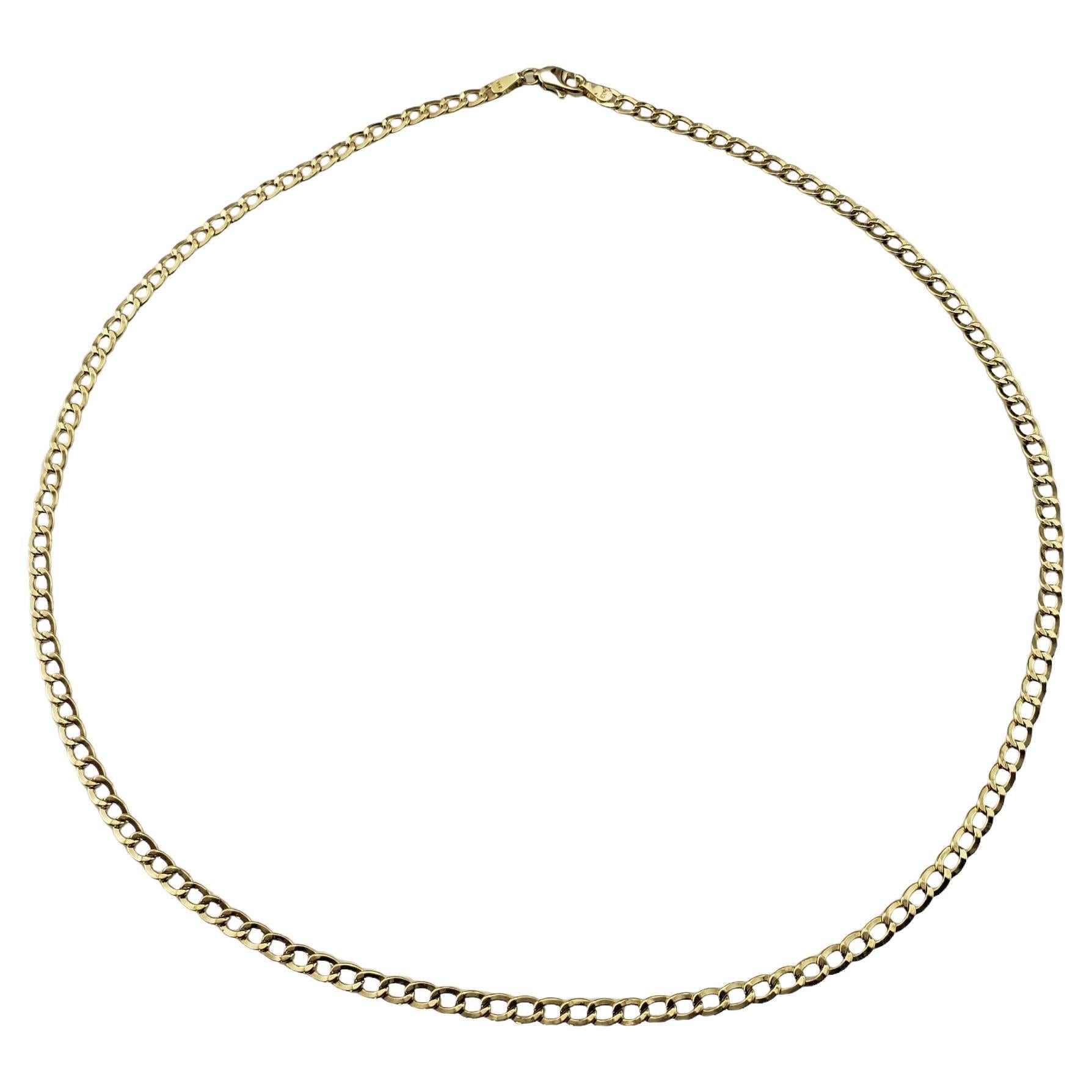 18 Karat Yellow Gold Link Chain Necklace #15608 For Sale at 1stDibs