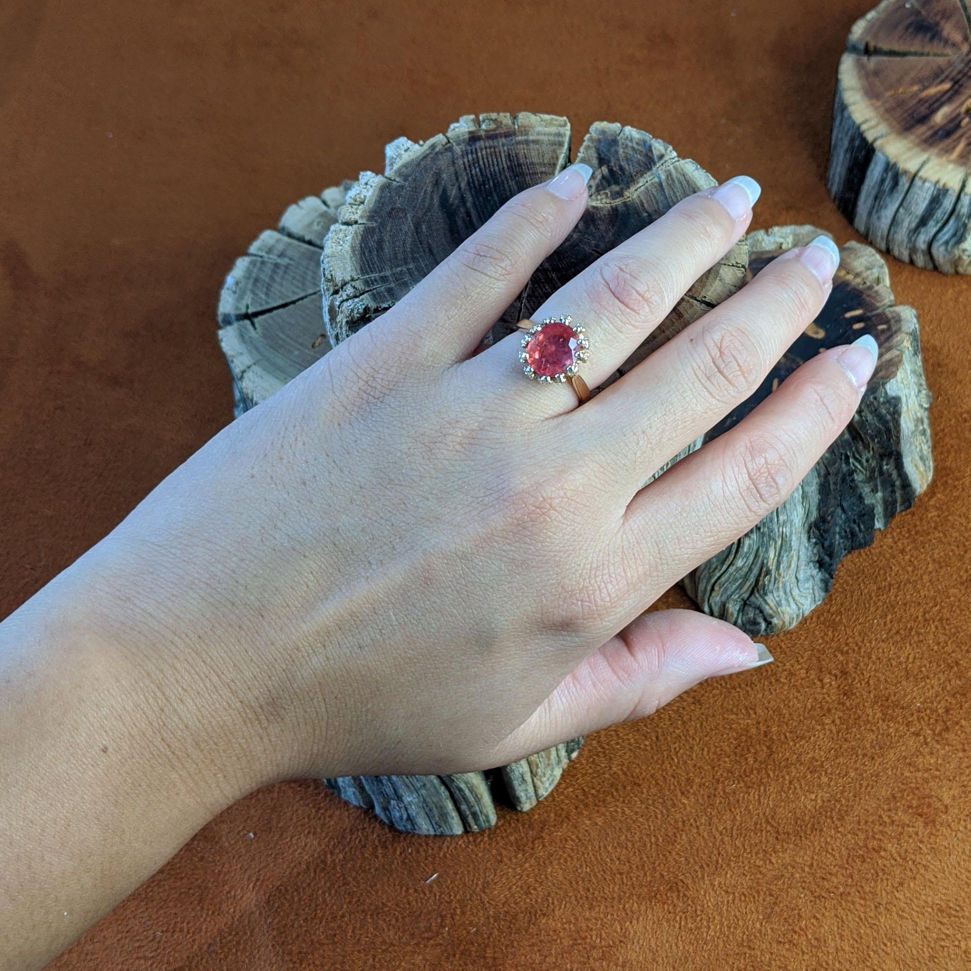 Vintage 14 Karat Yellow Gold Red Sapphire Ring at 1stDibs | red ...