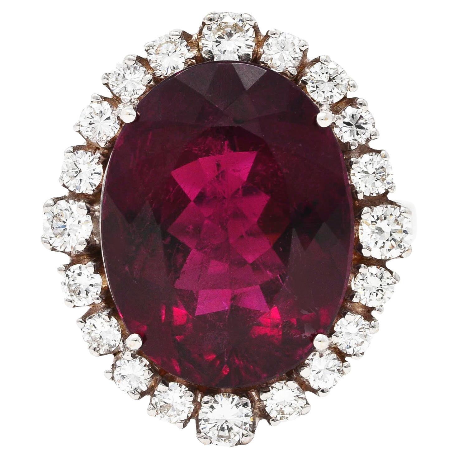 .90 Carat Diamond White Gold Cocktail Ring For Sale at 1stDibs