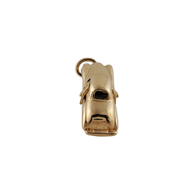 14K Yellow Gold Car Charm For Sale at 1stDibs