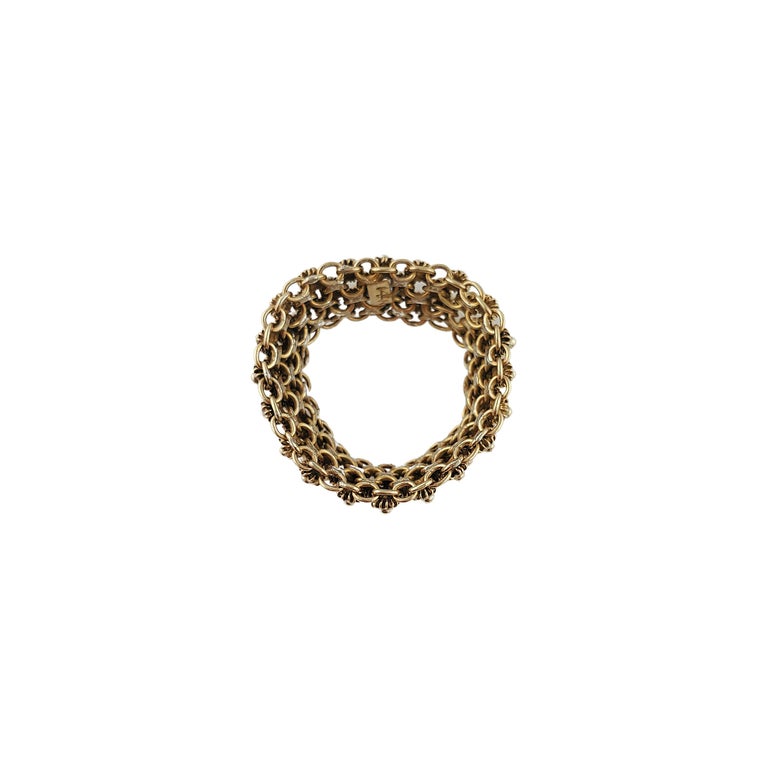 14K Yellow Gold Flexible Ring at 1stDibs