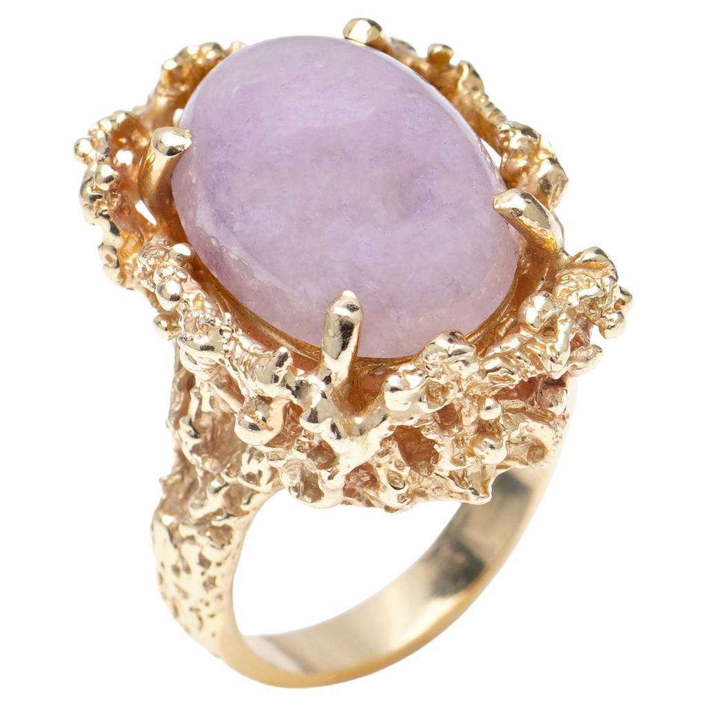 Stunning 20K Yellow Gold Ring with 0.12 Ct Natural Diamonds and Pearl ...