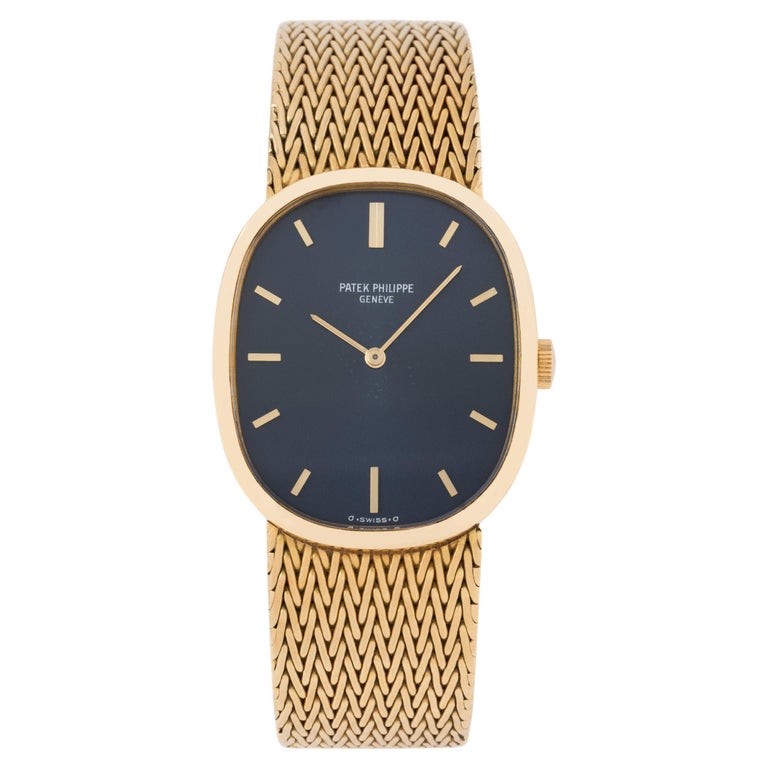 Vintage 18 Karat Yellow Gold Patek Philippe Ellipse Manual Wind Model ...