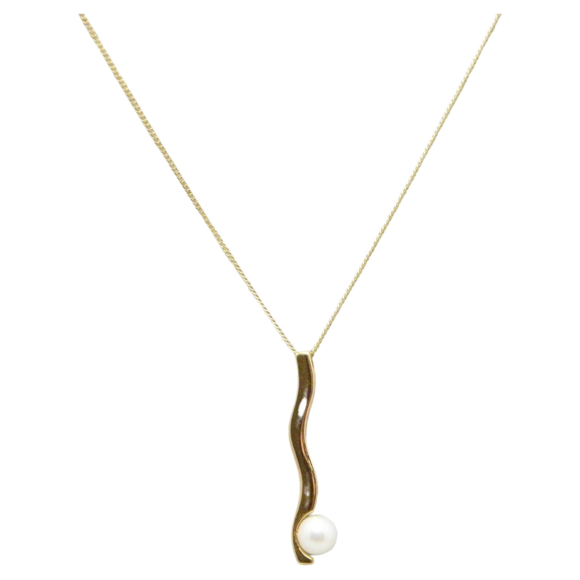 18ct 750 Gold Antique Necklace For Sale at 1stDibs