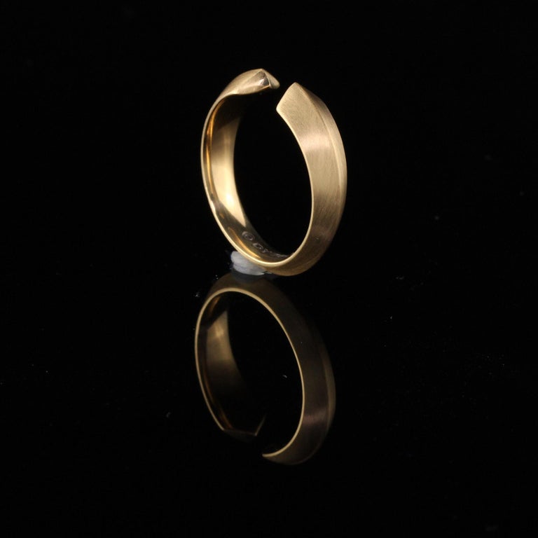 Vintage 18 Karat Yellow Gold David Yurman Roman Open Band at 1stDibs ...