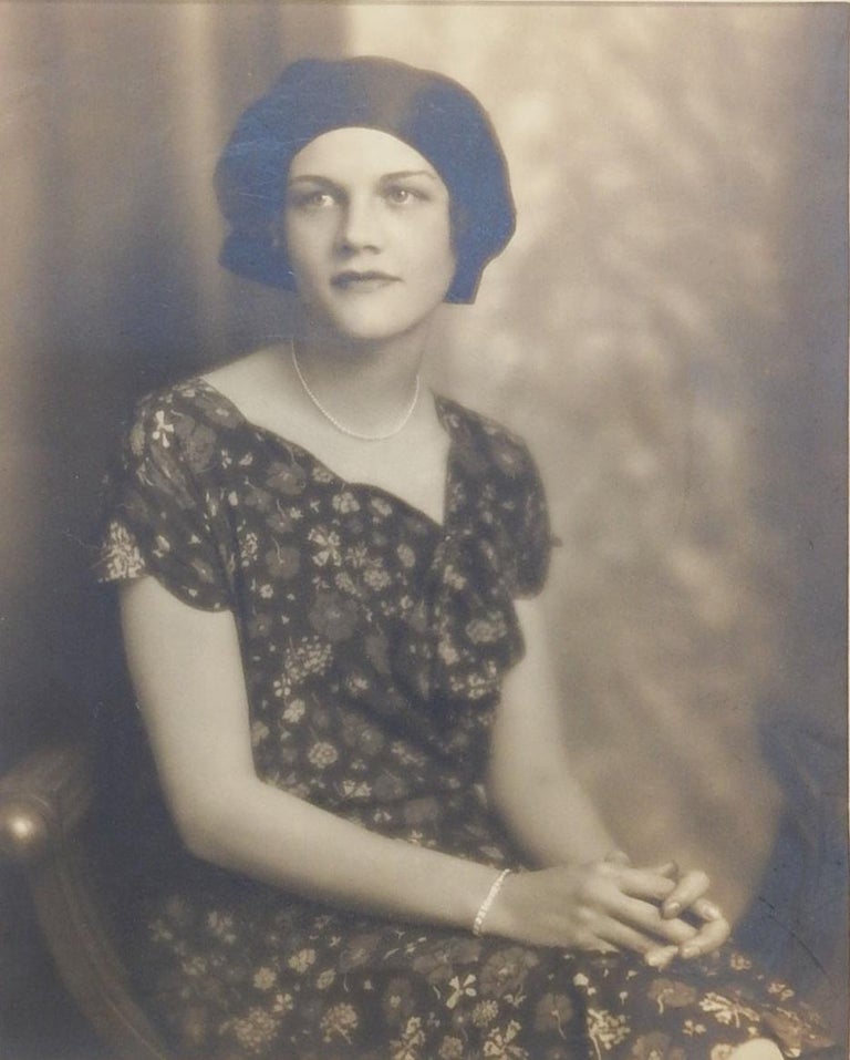 Vintage 1920s Glamourous Woman Portrait Photograph For Sale at 1stDibs