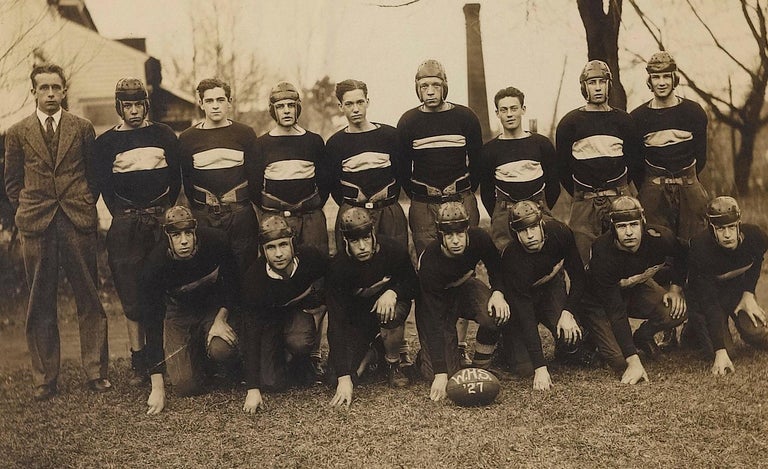 Vintage 1920s W.H.S Football Team Photograph at 1stDibs