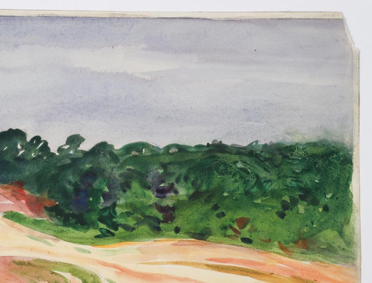 Vintage 1923 Egbert Cadmus Edgartown Martha's Vineyard Watercolor ...