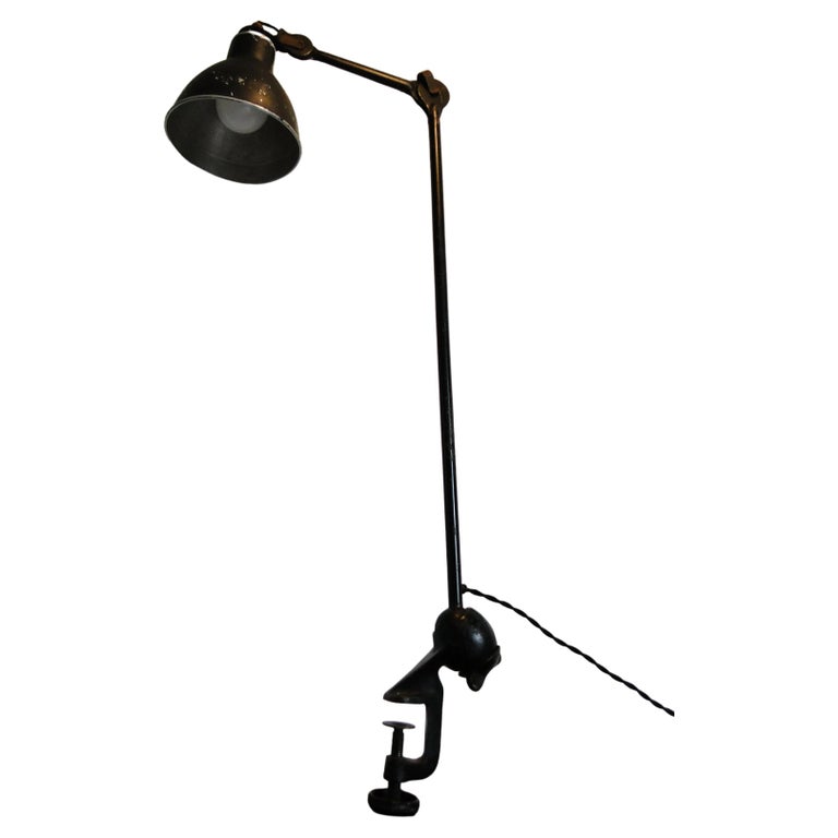 Bernard Albin Gras Model 201 Semi Fixed Desk Lamp France Le Corbusier ...