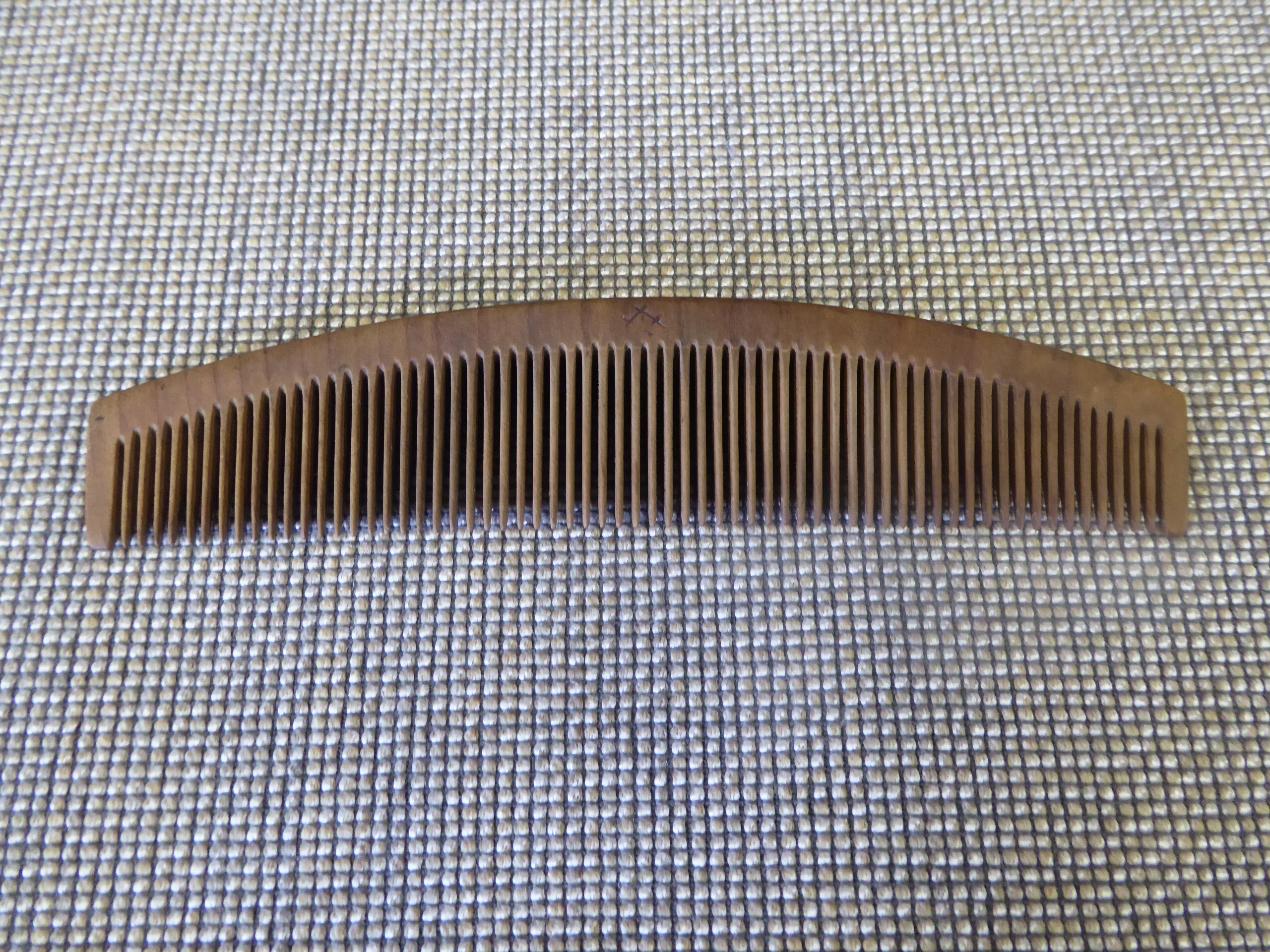 Vintage 1930s Japanese Tsuge Wood Comb Collection at 1stDibs