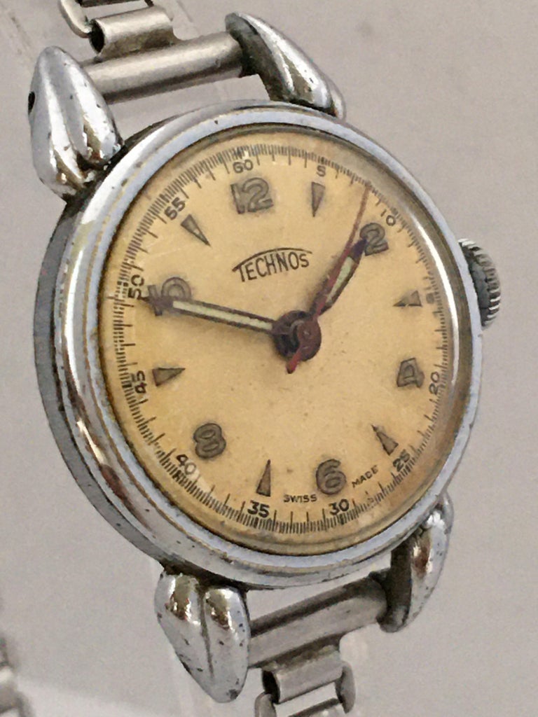 Vintage 1930s Mechanical with Sweep Seconds Swiss Ladies Watch For Sale ...