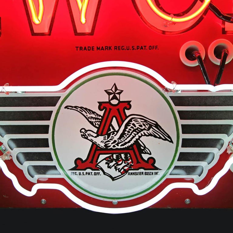 Vintage 1930s Neon 'Budweiser' Sign For Sale at 1stDibs | 1950's ...