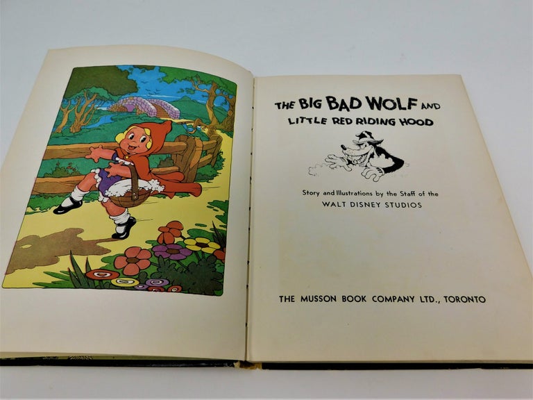 Vintage 1934 Walt Disney, s The "Big Bad Wolf" and Little Red Riding ...