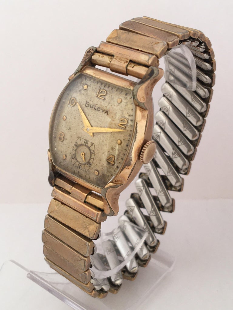 Vintage 1940s Gold-Plated Bulova Mechanical Watch For Sale at 1stDibs ...