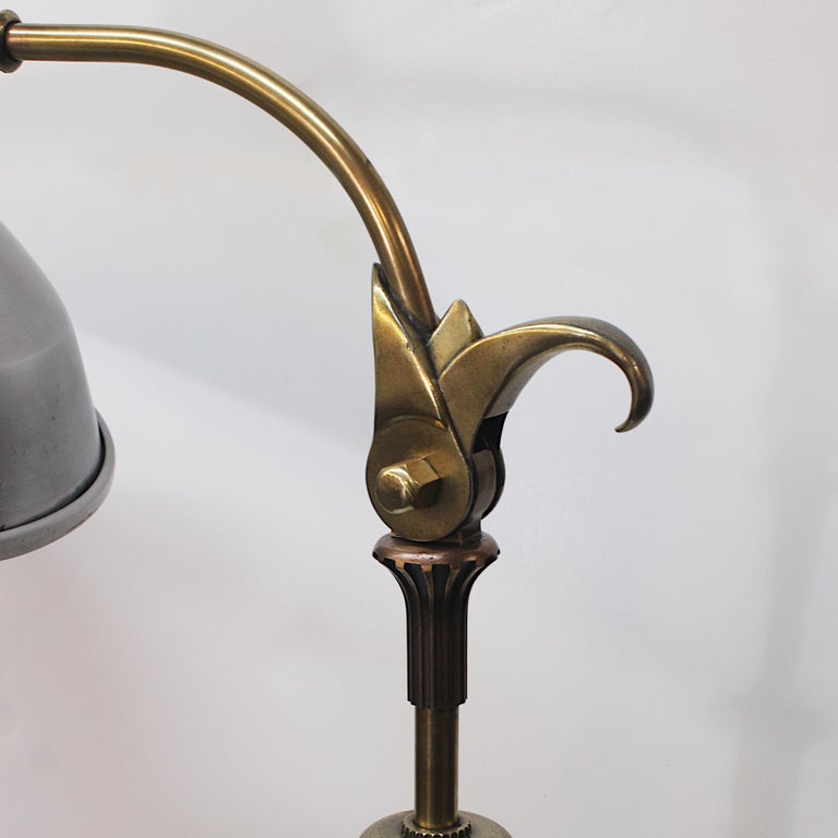 Vintage 1940s Mid-Century Modern Industrial Aluminum GE Sunlamp Floor ...