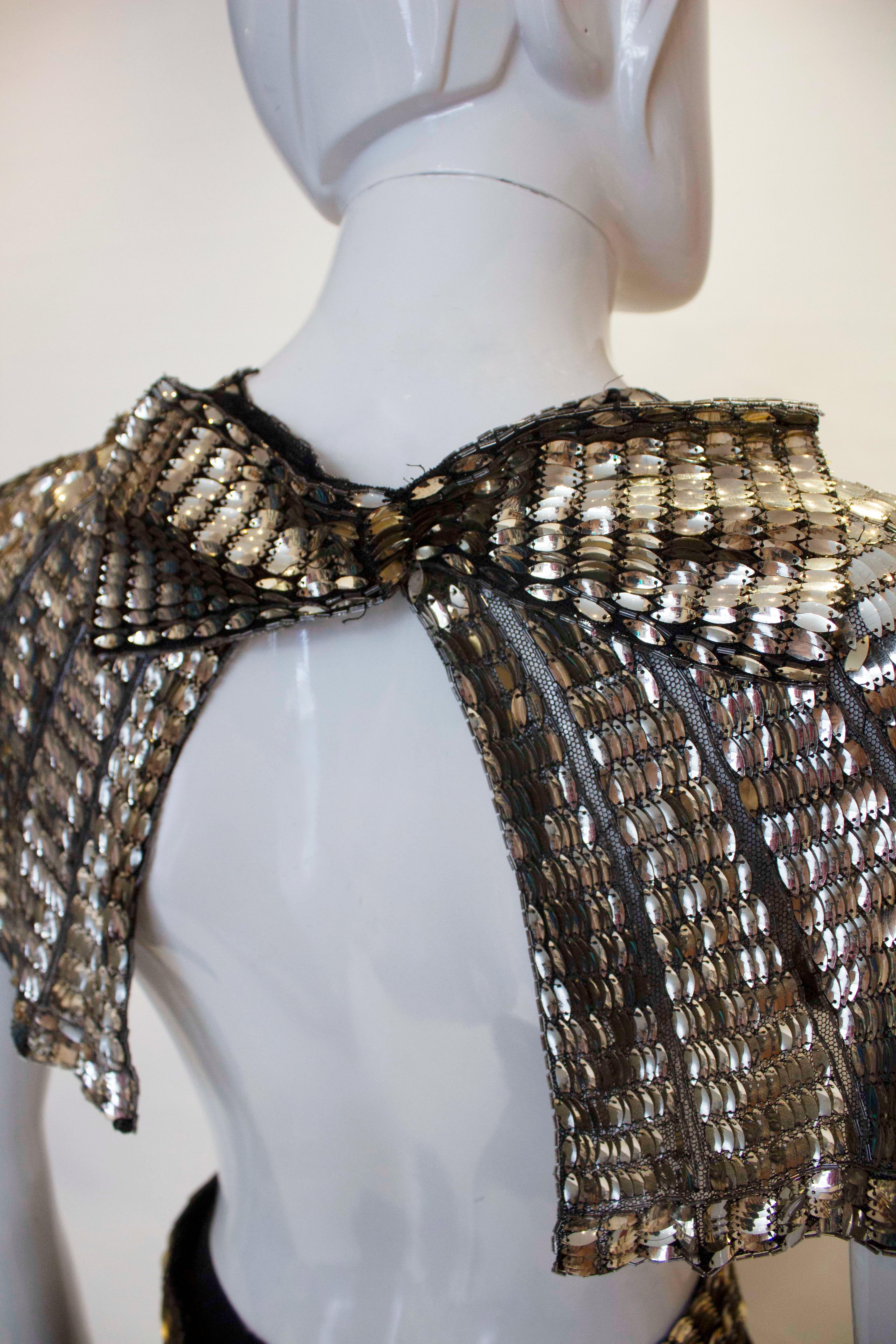 Vintage 1940s Sequin Evening Top at 1stDibs