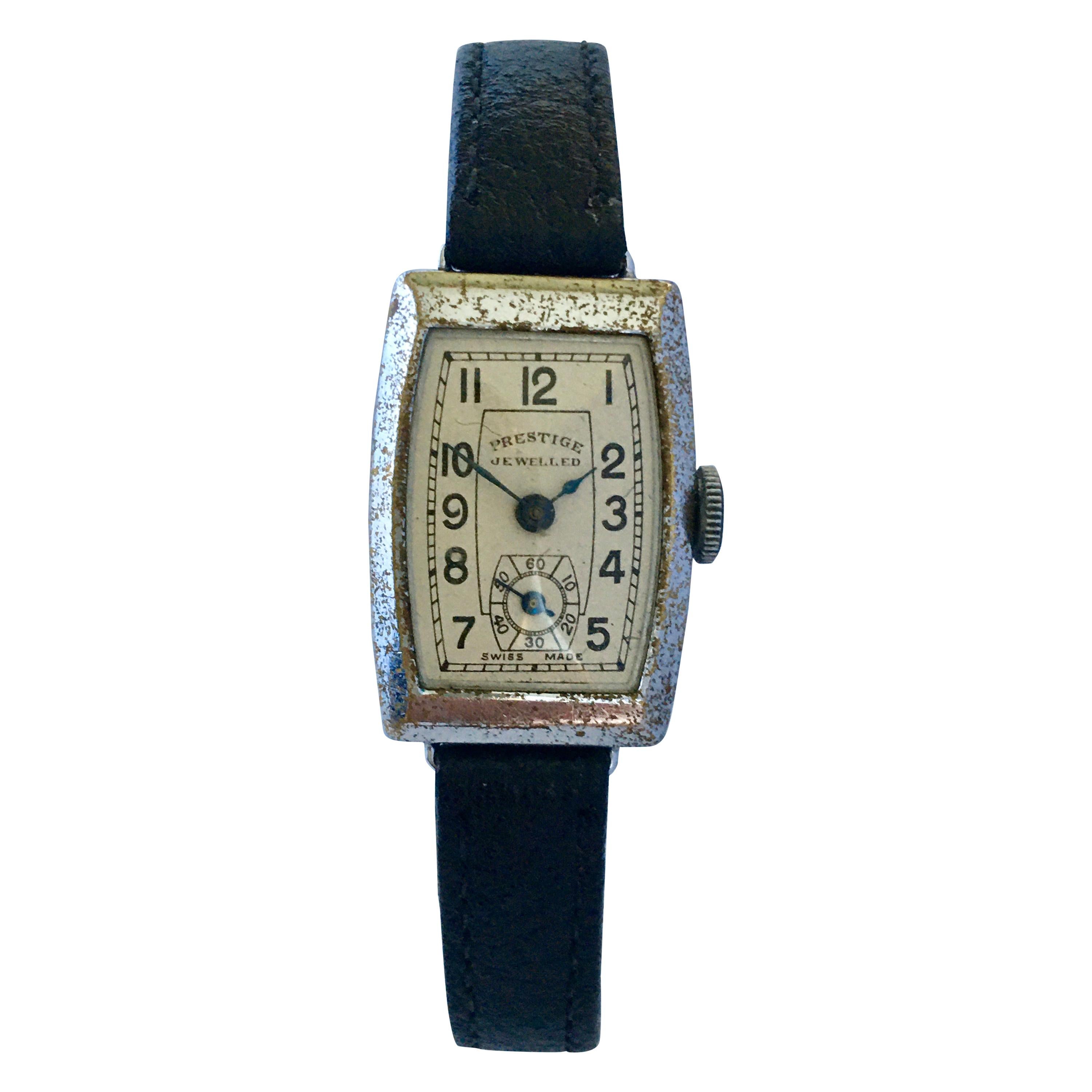 Minerva Swiss Patina Dial, circa 1940s at 1stDibs