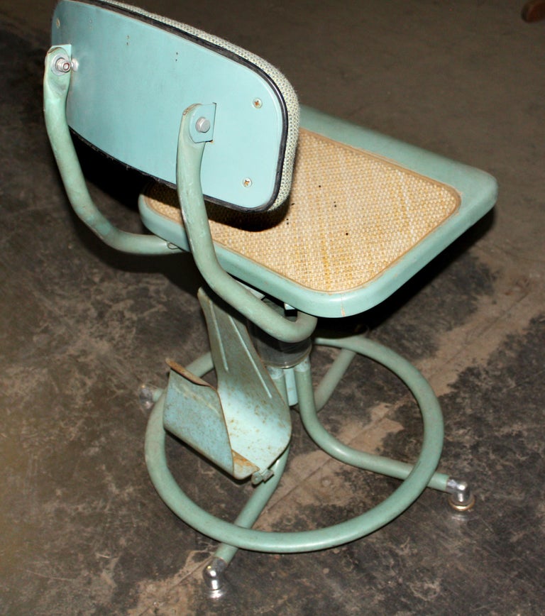 Vintage 1940s Western Electric Telephone Switch Board Operators Stool ...