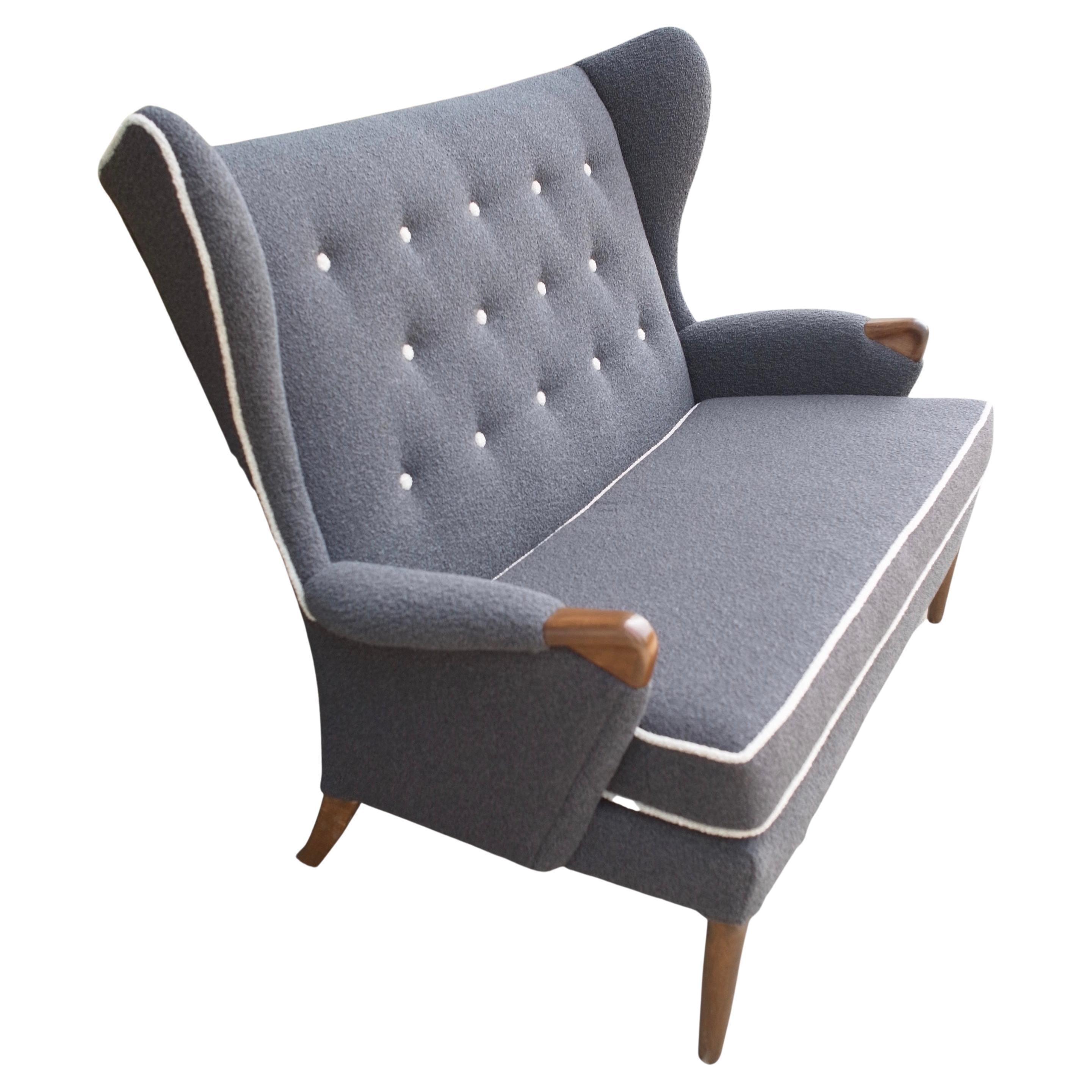 Italian Wingback Sofa at 1stDibs | wingback couch, wing back sofa