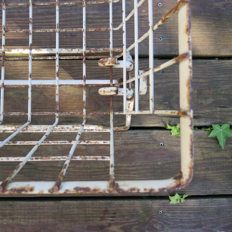Vintage 1950s Good Quality Large Wire Storage Basket Planter For Sale ...
