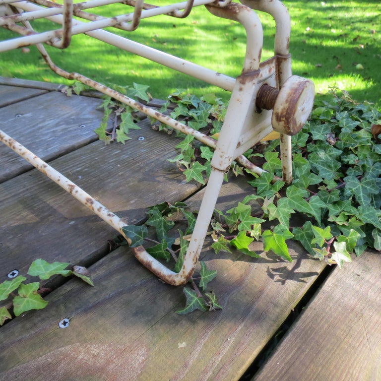 Vintage 1950s Good Quality Large Wire Storage Basket Planter For Sale ...