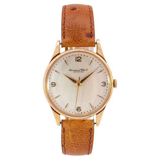 IWC CAL.89 18K Rose Gold Wristwatch at 1stDibs | iwc cal 89