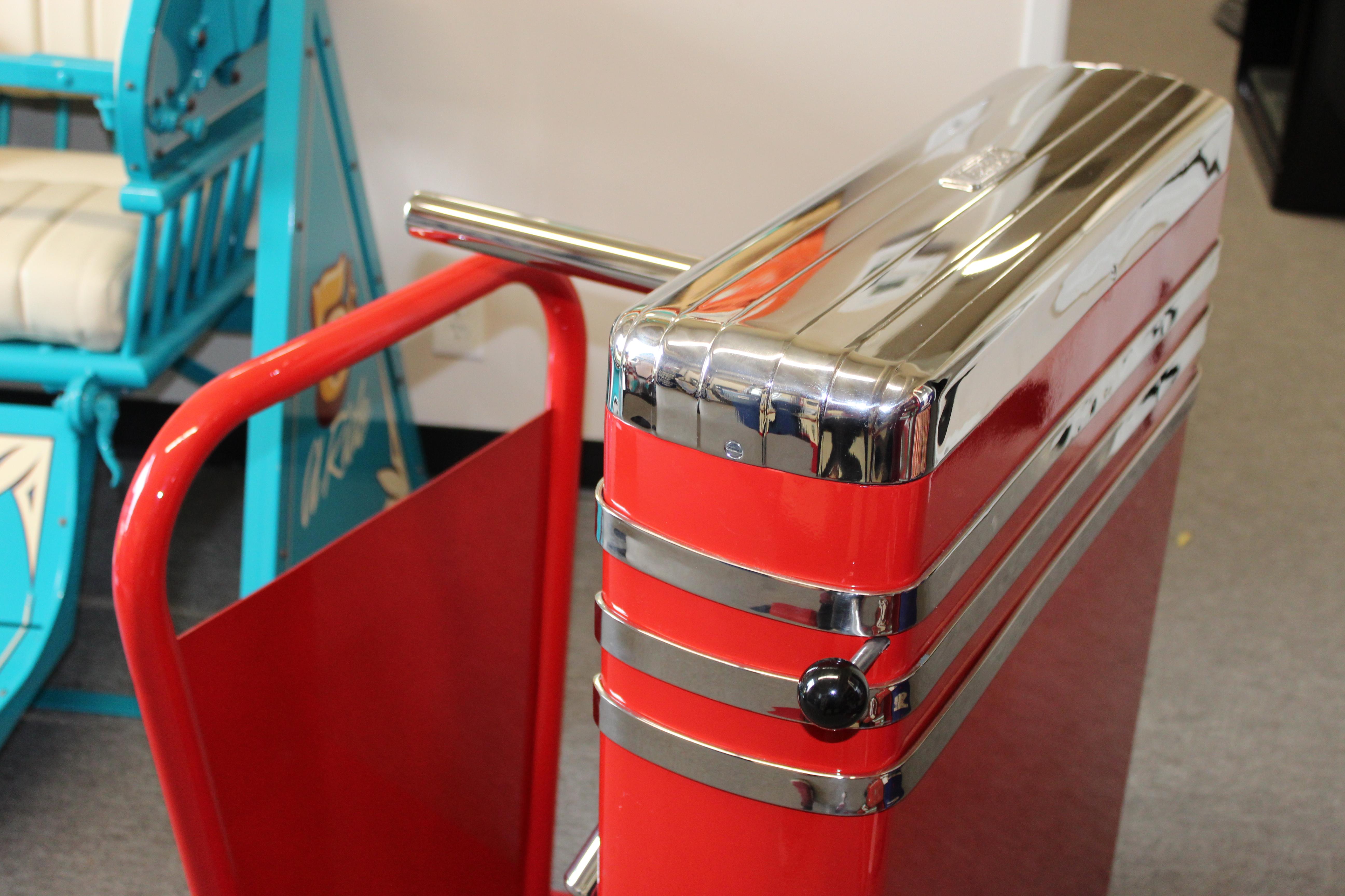 Vintage 1950s Perry Red Turnstile For Sale at 1stDibs | vintage ...