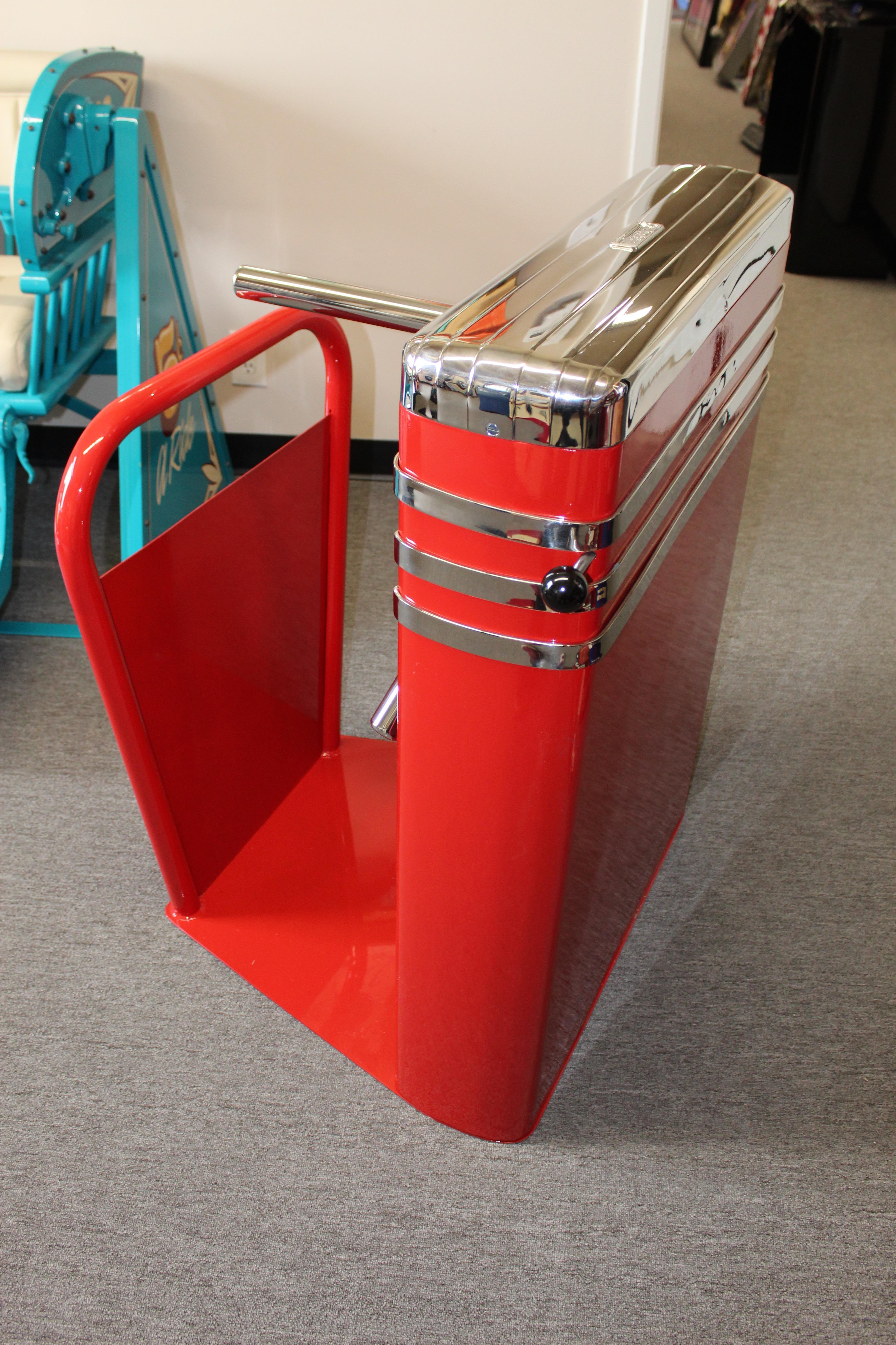 Vintage 1950s Perry Red Turnstile For Sale at 1stDibs | vintage ...