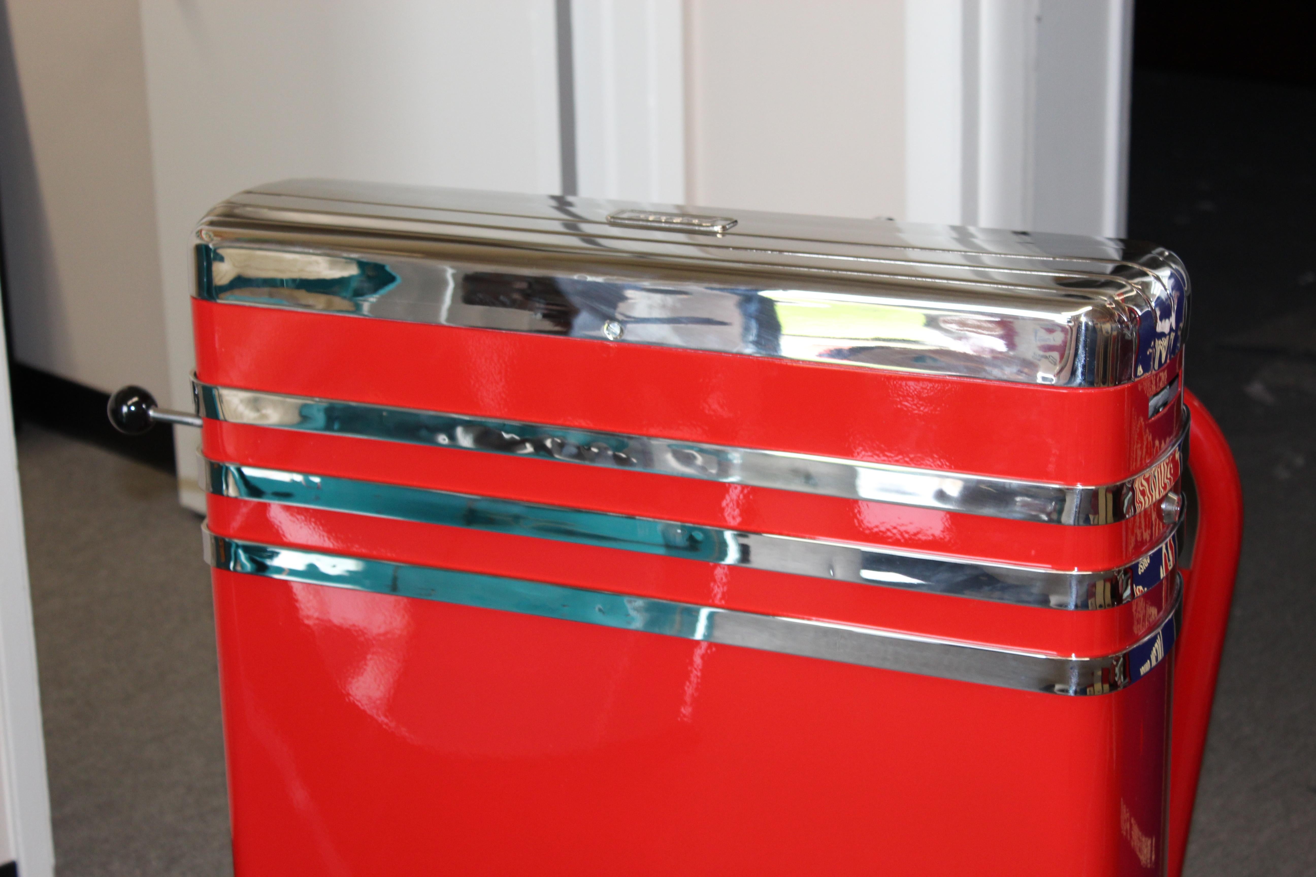 Vintage 1950s Perry Red Turnstile For Sale at 1stDibs | vintage ...