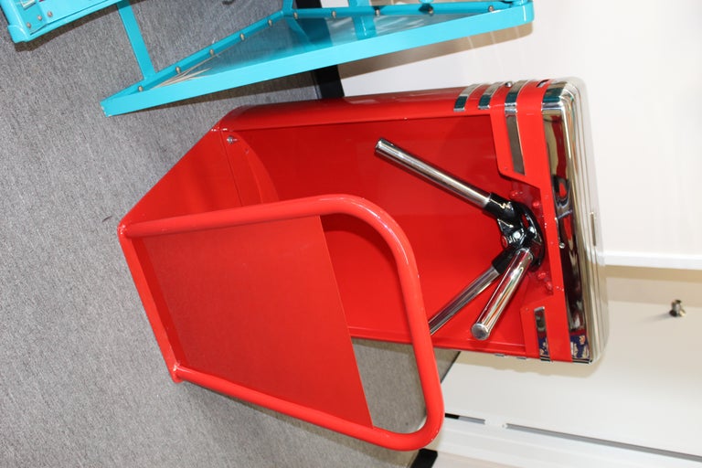 Vintage 1950s Perry Red Turnstile For Sale at 1stDibs