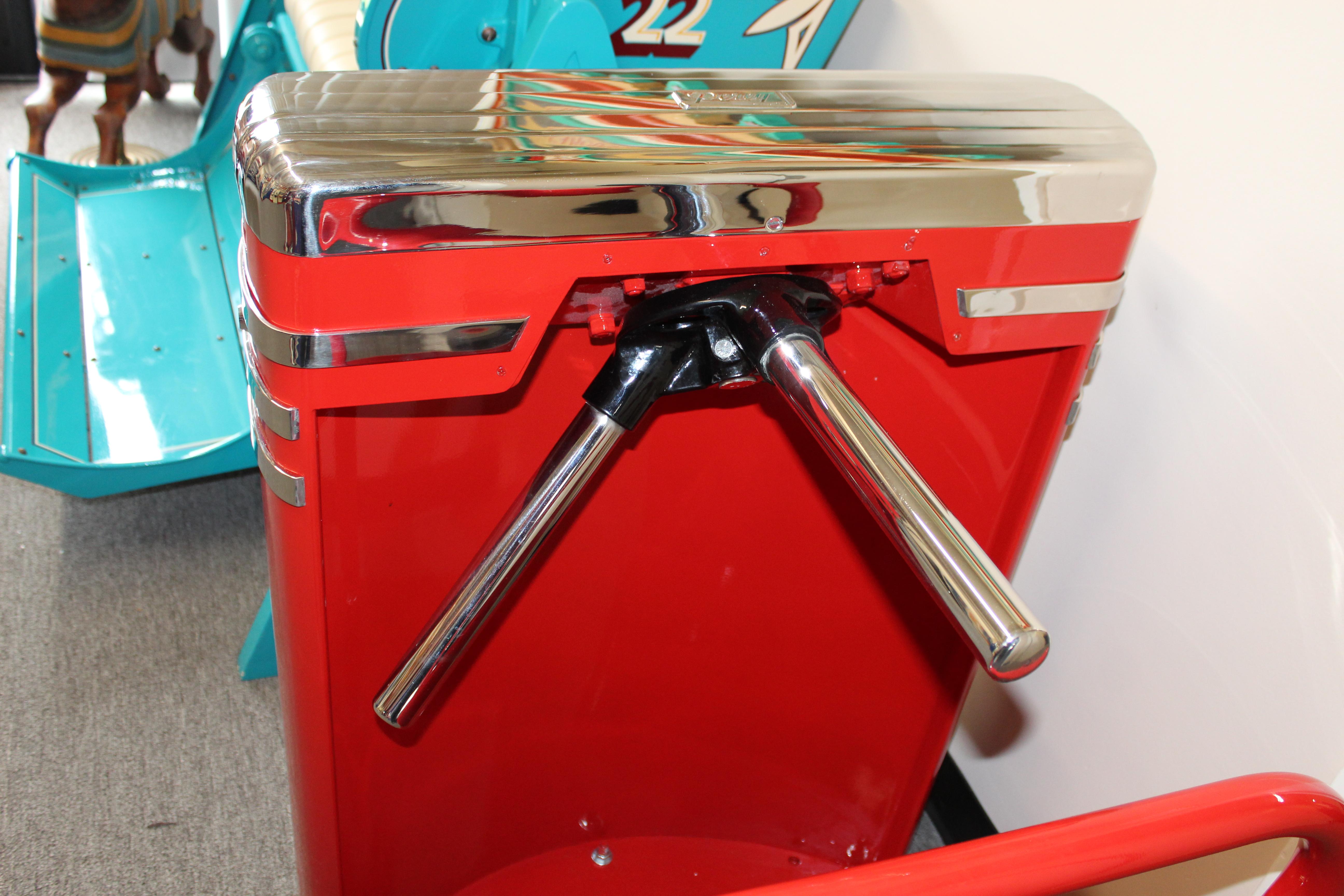 Vintage 1950s Perry Red Turnstile For Sale at 1stDibs | vintage ...
