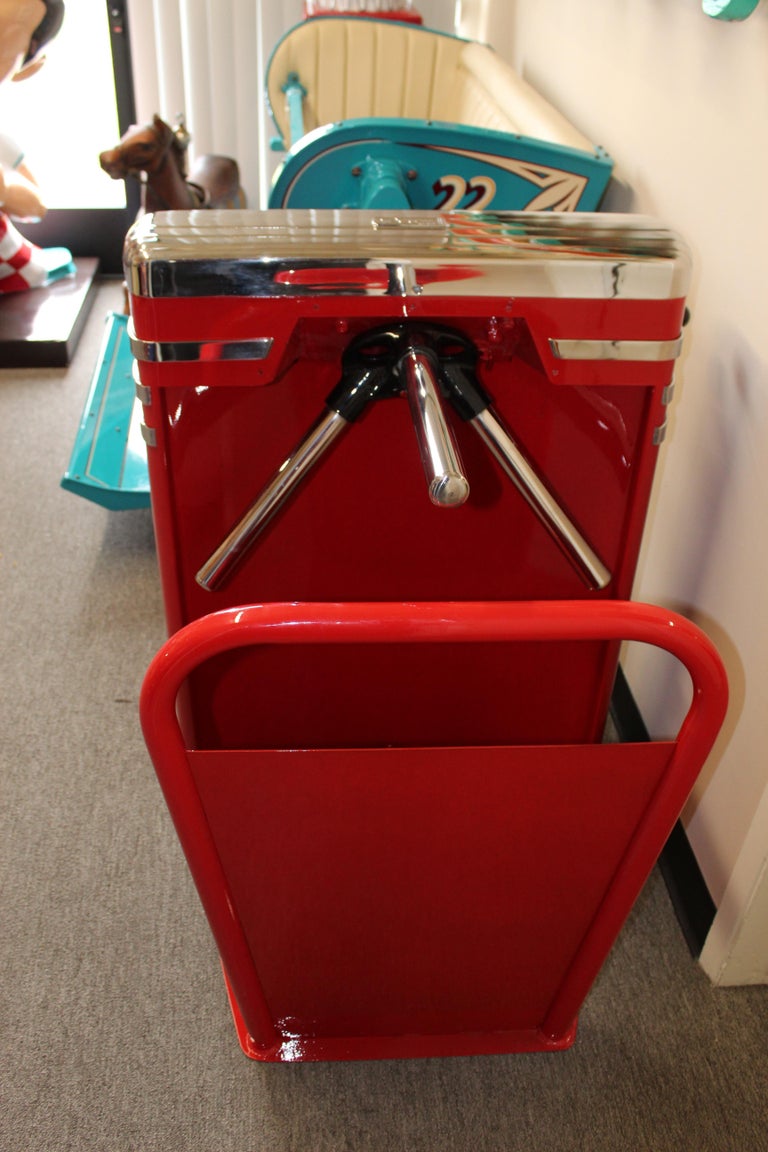 Vintage 1950s Perry Red Turnstile For Sale at 1stDibs | vintage ...