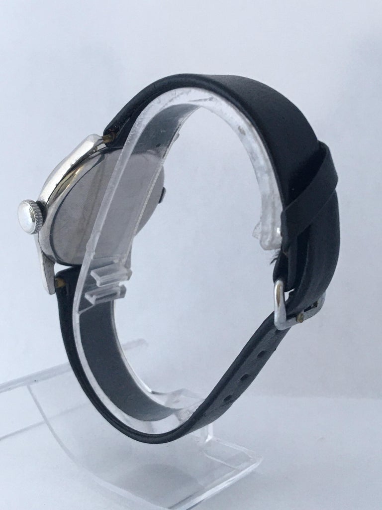 Vintage 1950s Stainless Steel Gruen Veri-Thin Precision Mechanical ...